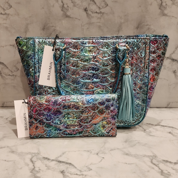 Brahmin | Bags | Brahmin Frisky Montego Set Small Ashlee Crossbody Bag ...